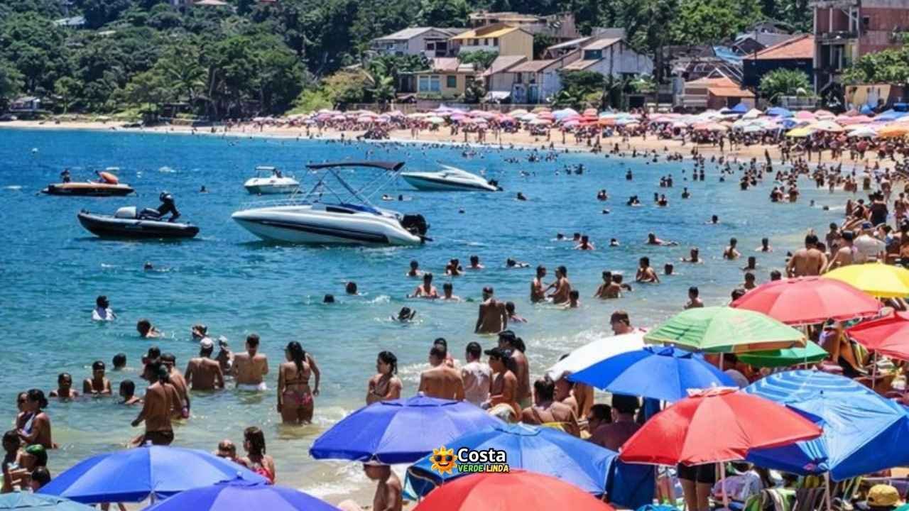 😱 Praia de Ibicuí lotada surpreende moradores e turistas